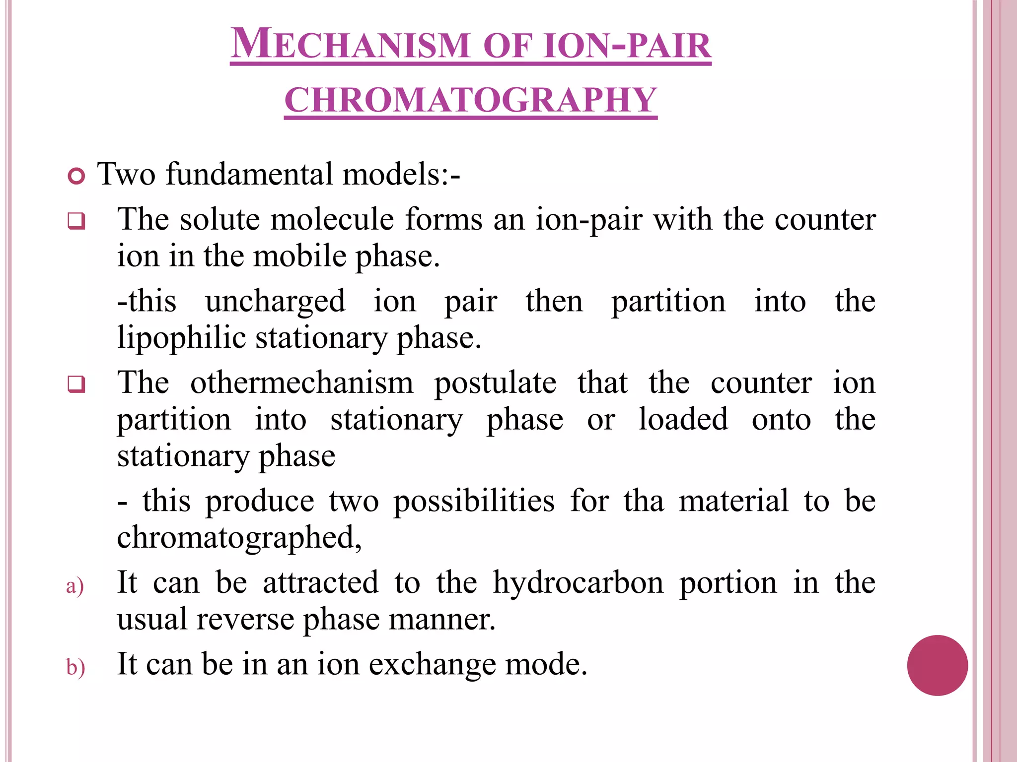 Ion-pair chromatography .pptx