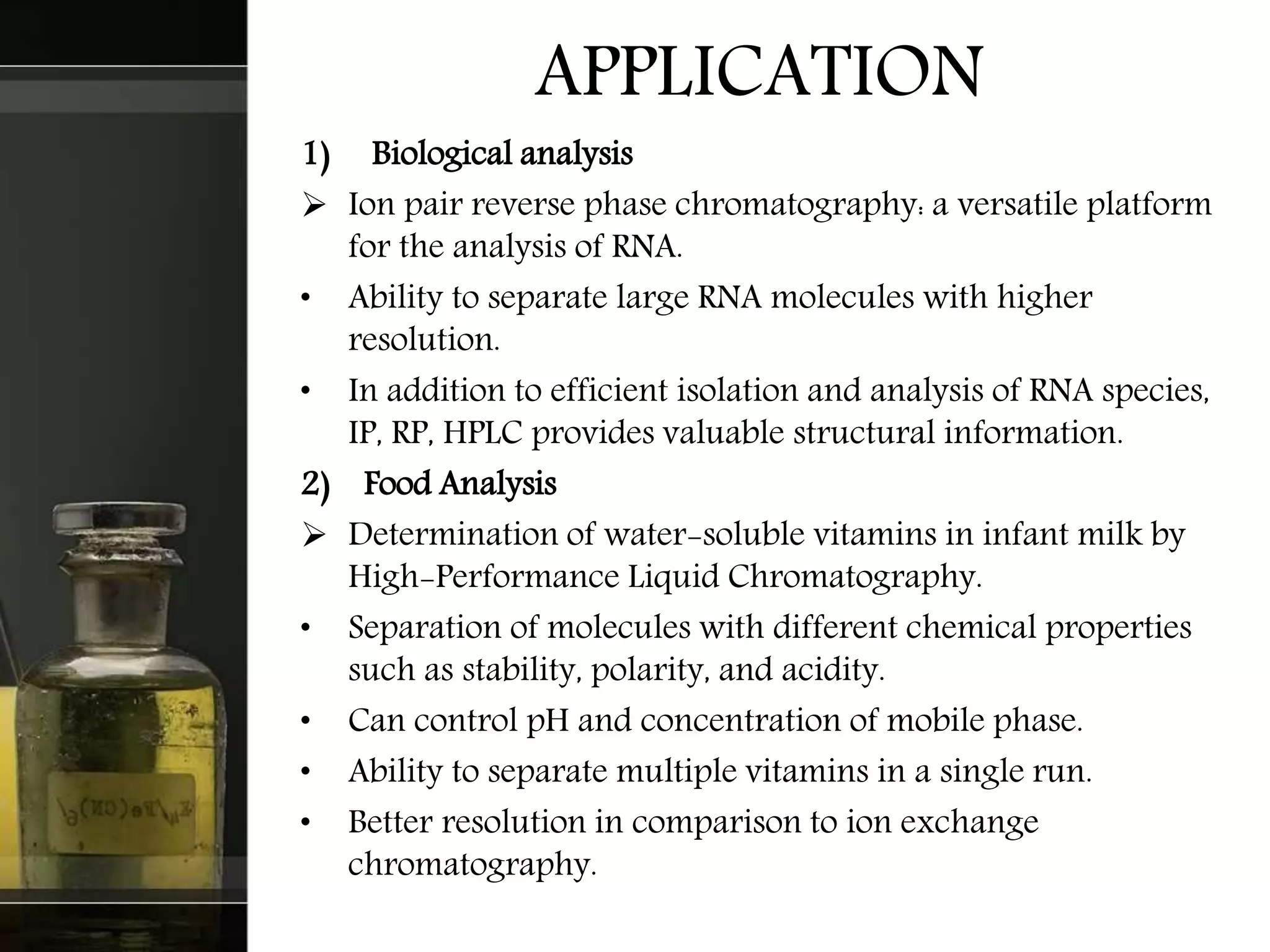Ion pair , reversed pair liquid chromatography | PPTX