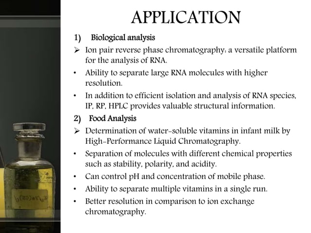 Ion pair , reversed pair liquid chromatography | PPTX | Chemistry | Science