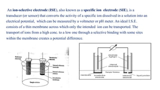 Ion selective electrode (hw)85 | PPTX