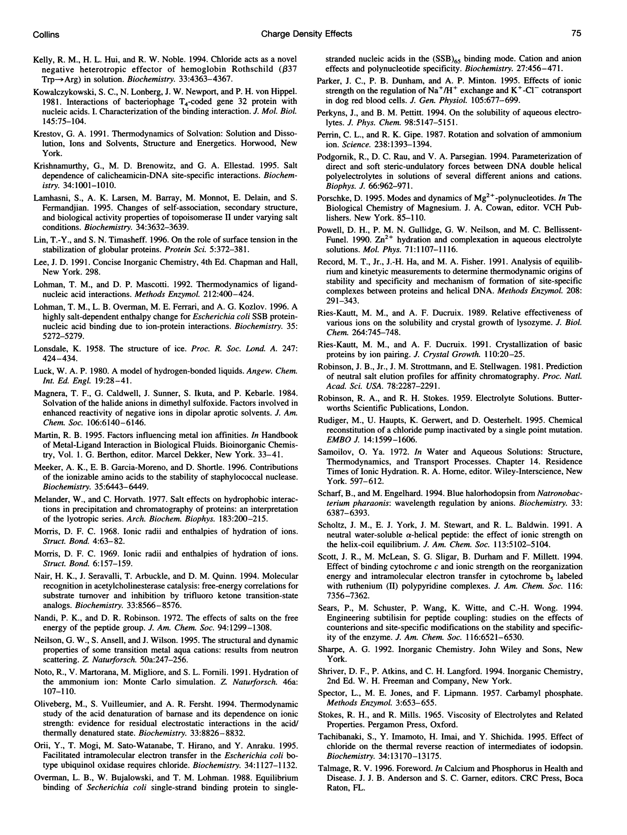 Ion water interaction biophysical journal | PDF