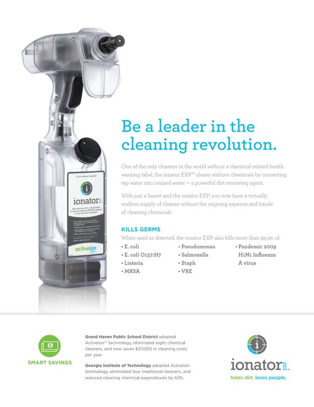 Activeion Ionator EXP Spec Sheet | PDF