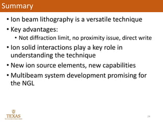Ion Beam Lithography.pptx