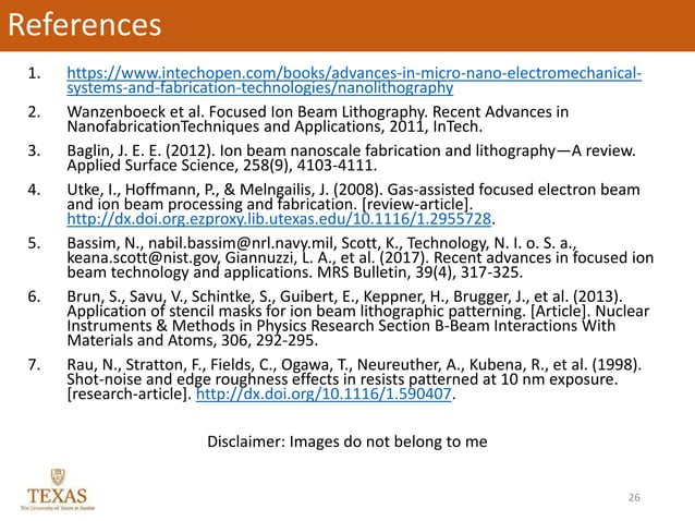 Ion Beam Lithography.pptx | Chemistry | Science