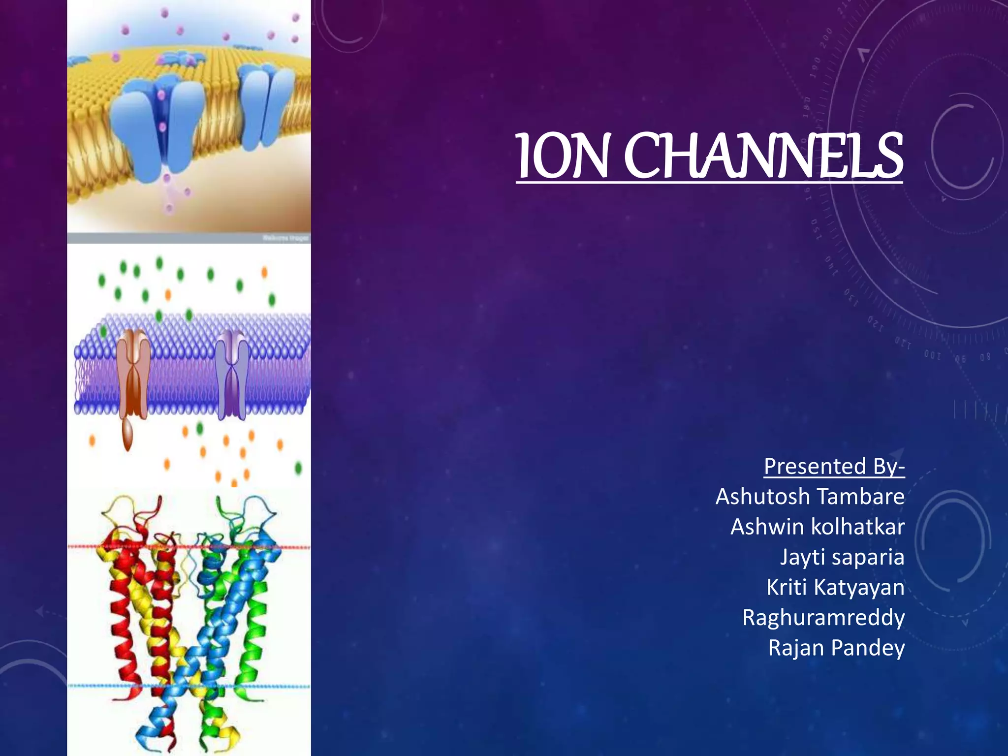 Ion channels.ppt | Chemistry | Science