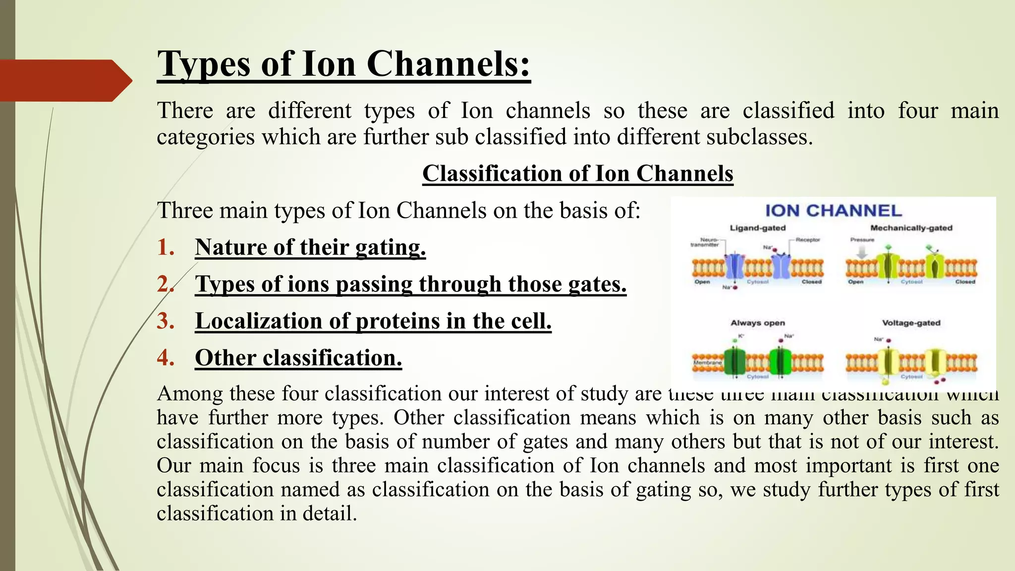 Ion channels | PPTX