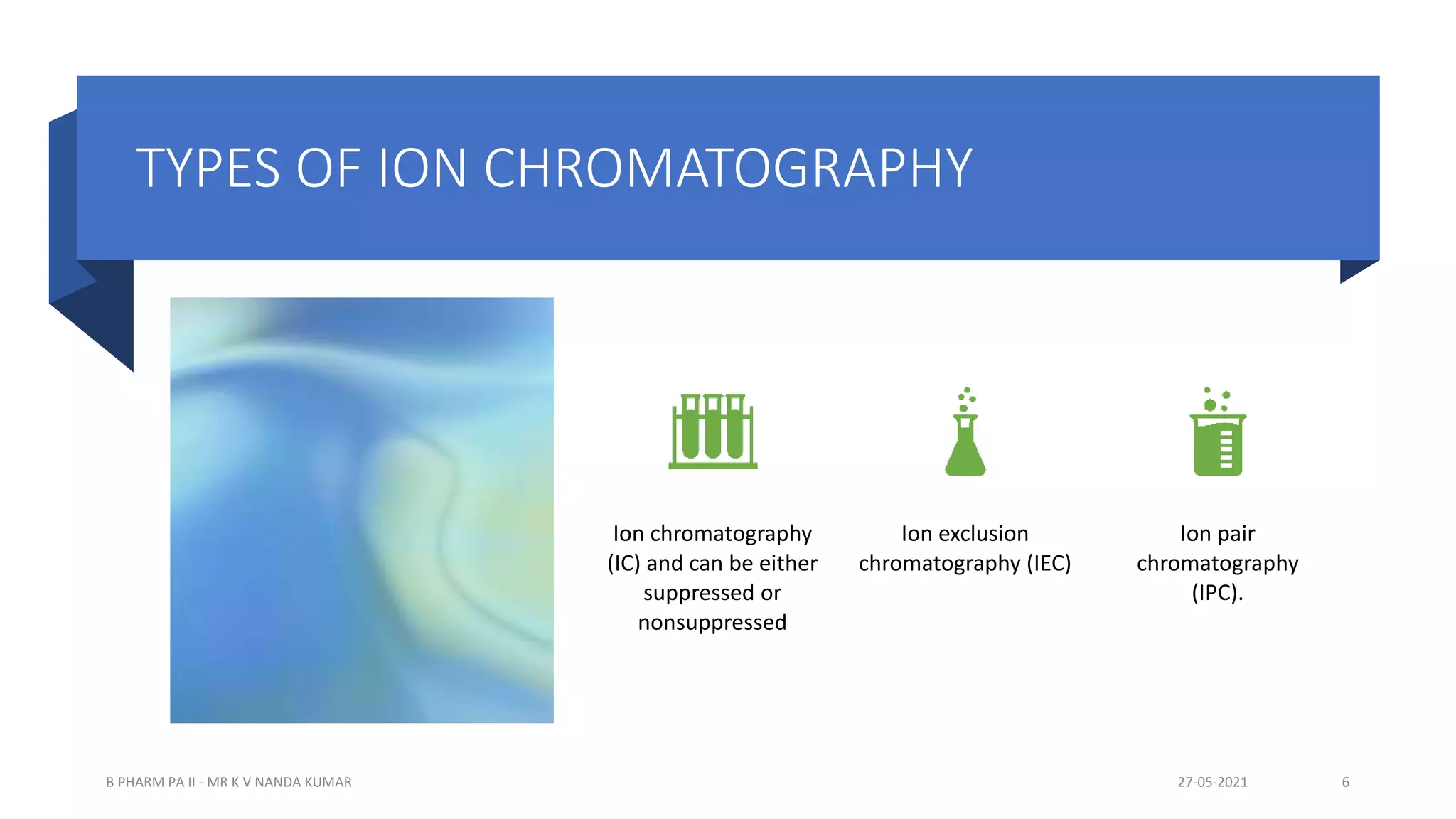 Ion chromatography | PPTX