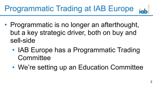 Programmatic - a high-level approach | PPT