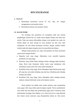 Ion exchange | PDF
