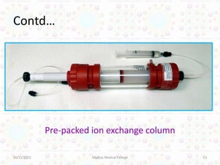 Ion Exchange Chromatography | PPTX