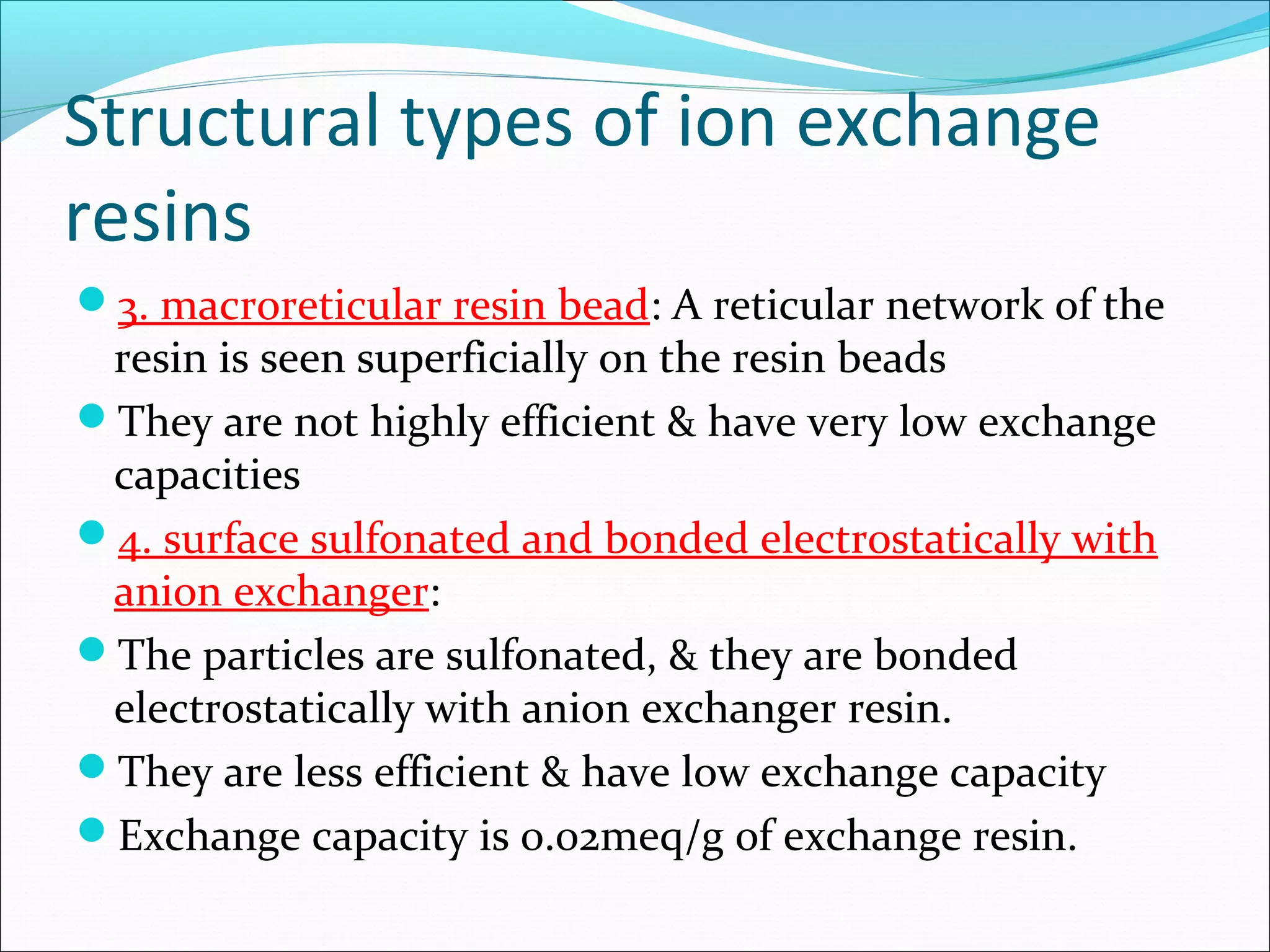 Ionexchange appln | PPT