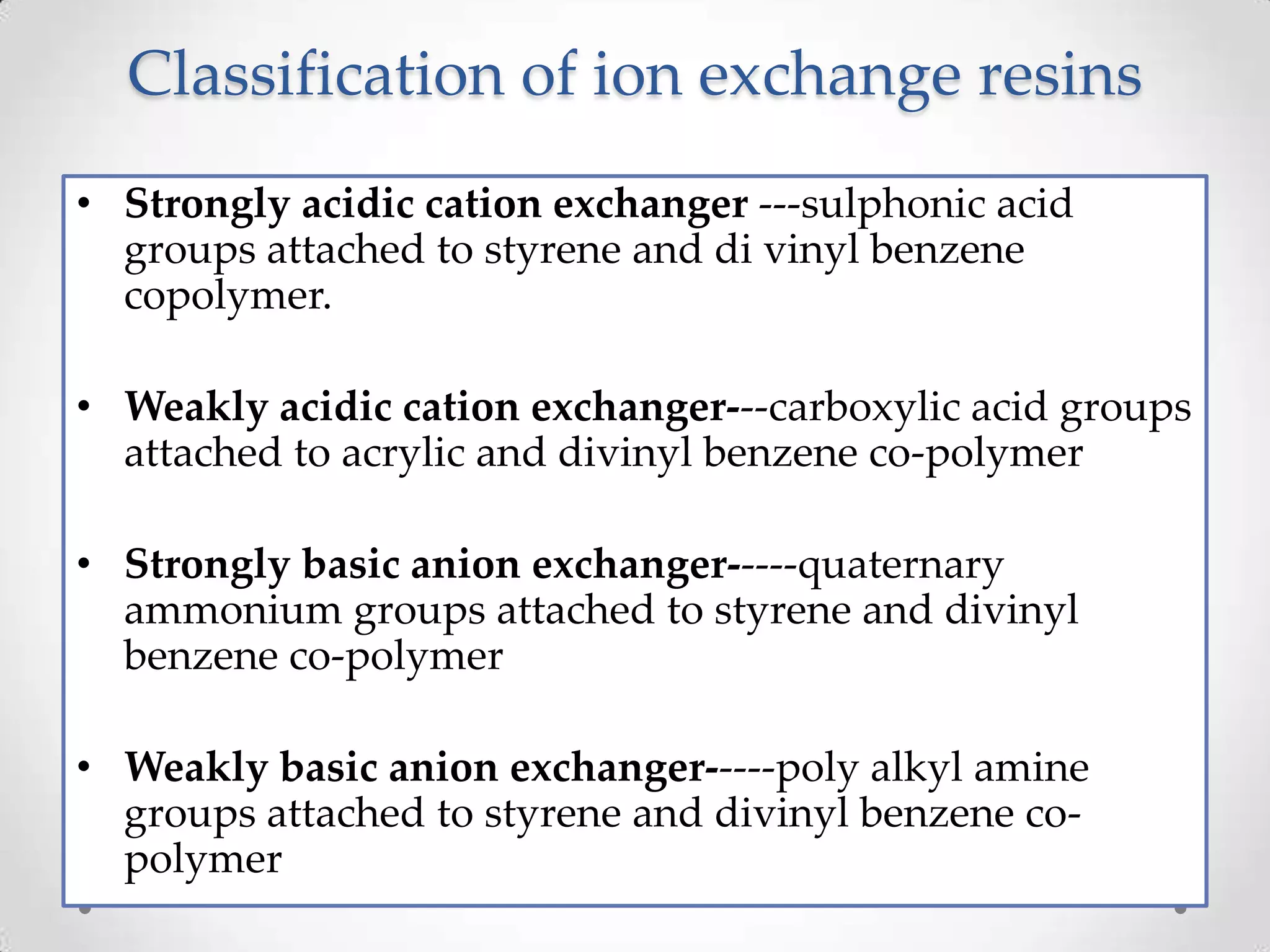 Ion exchange chromatography | PPTX