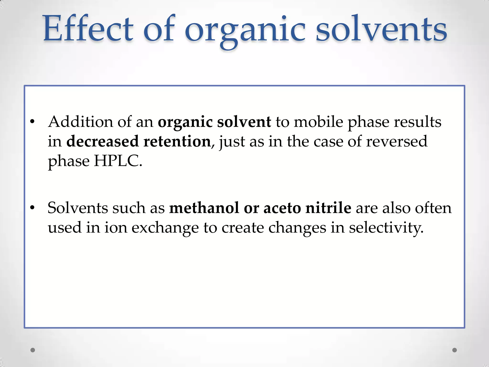 Ion exchange chromatography | PPTX