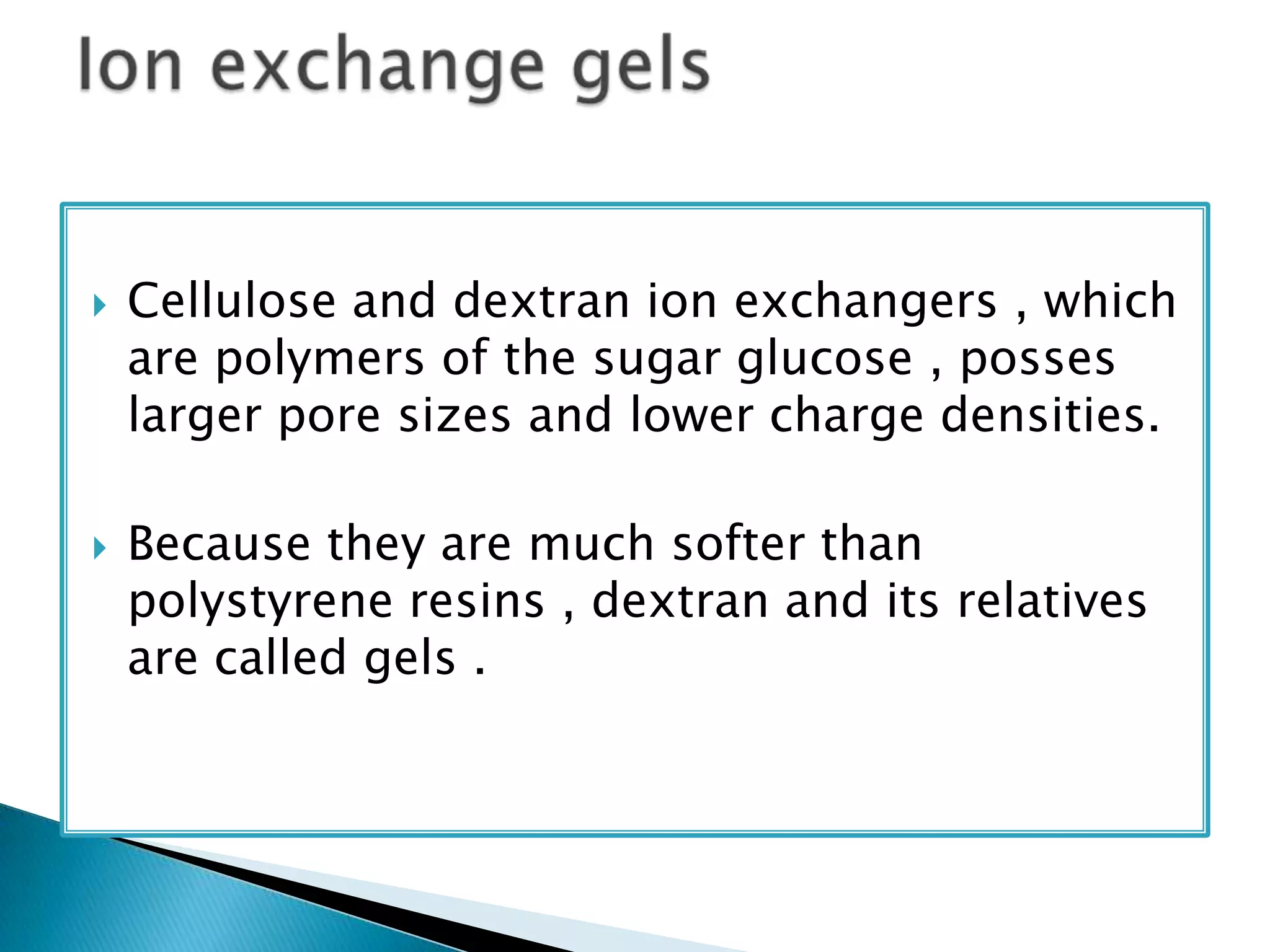Ion exchange chromatography | PPTX | Chemistry | Science