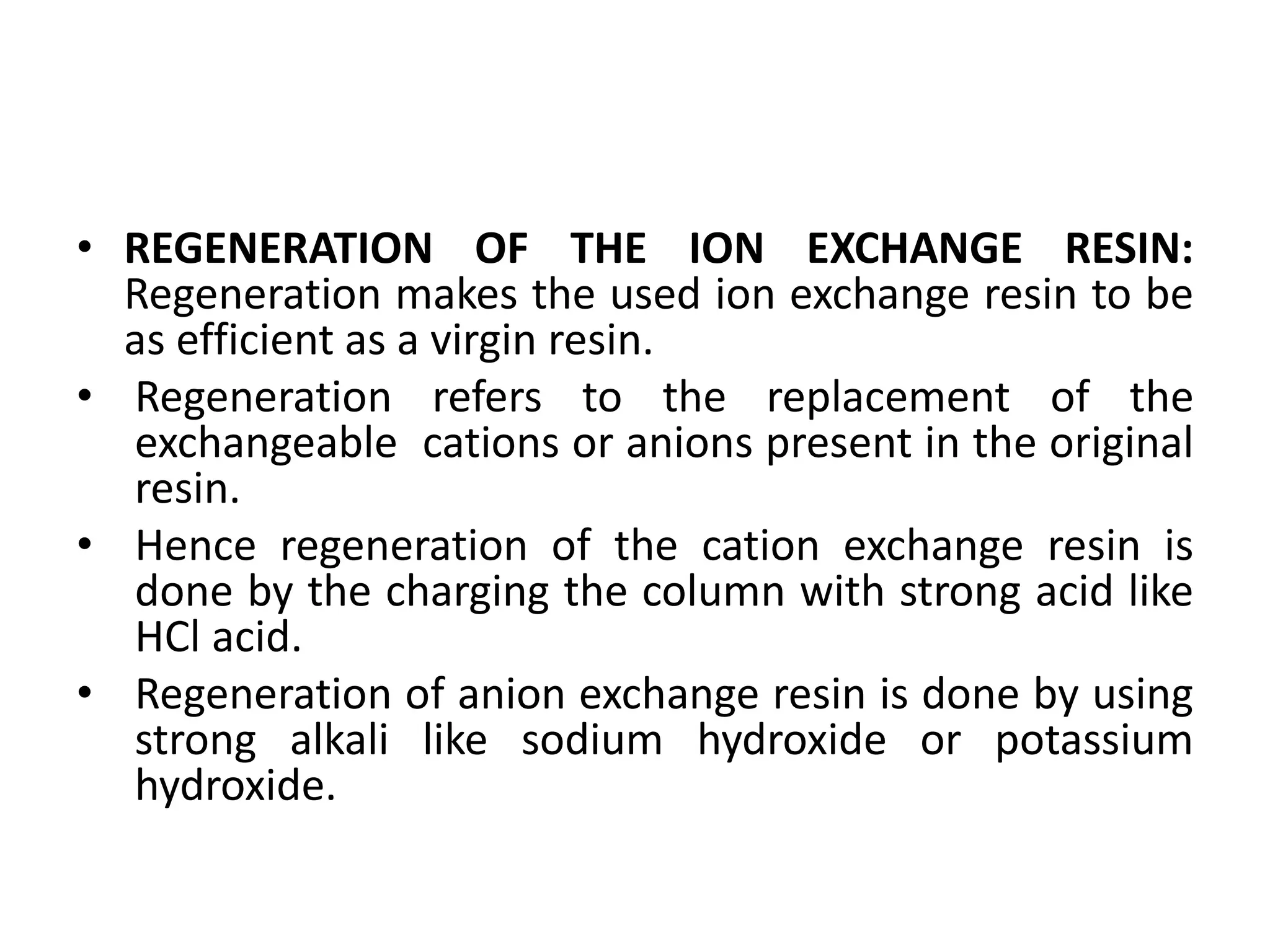Ion exchange chromatography | PPTX