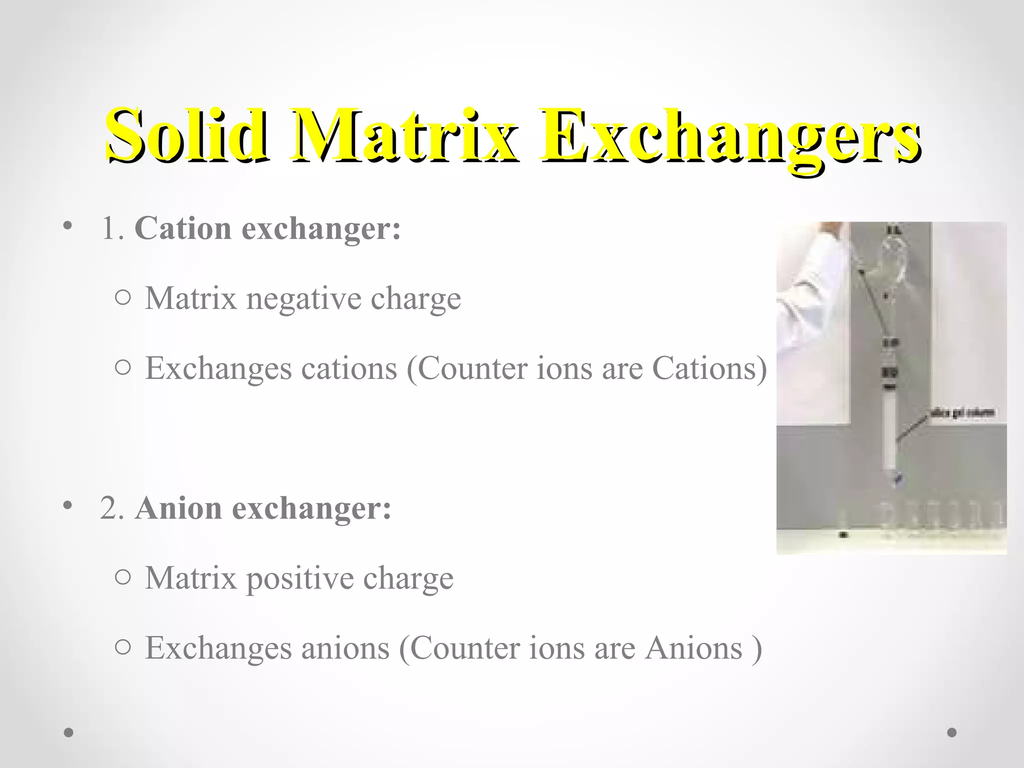 Ion exchange chromatography | PPT
