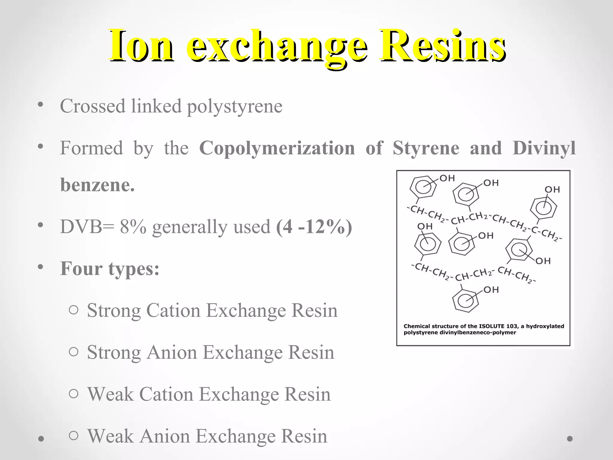 Ion exchange chromatography | PPT