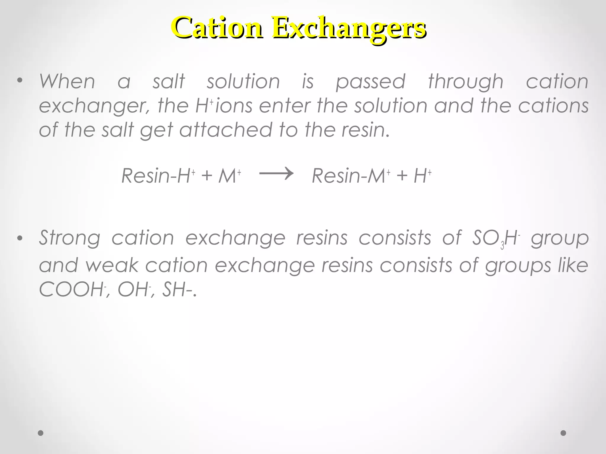 Ion exchange chromatography | PPT