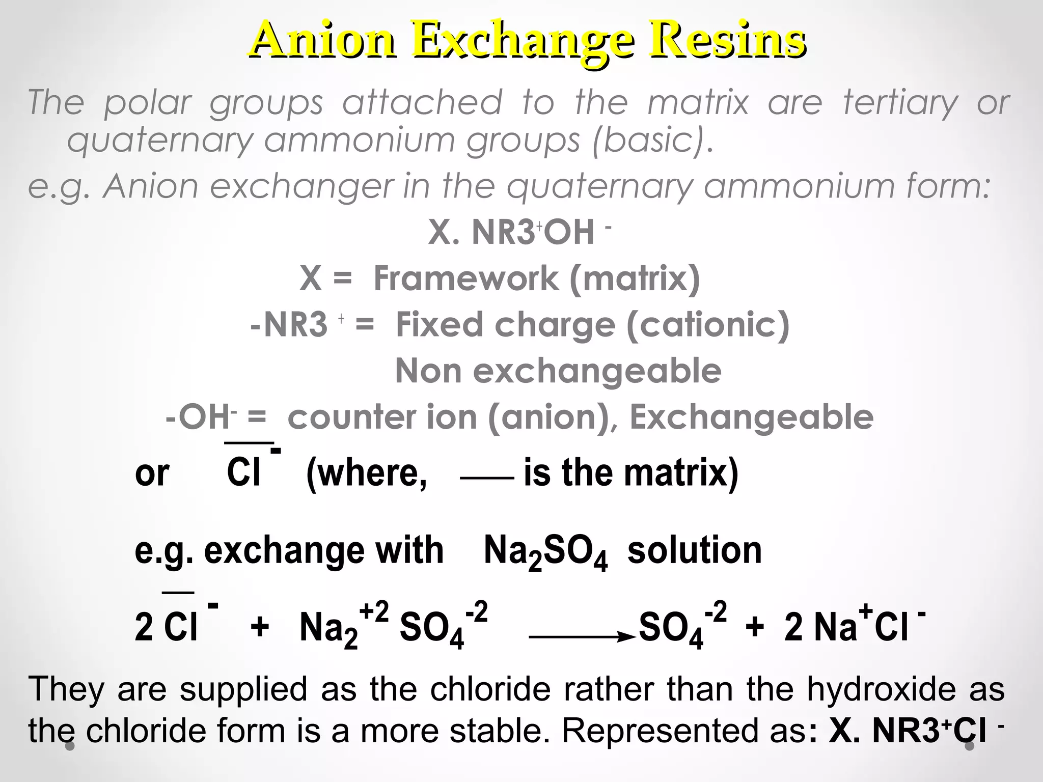 Ion exchange chromatography | PPT
