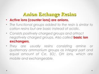 Ion exchange chromatography | PPT