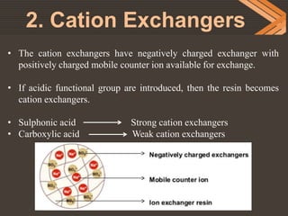 Ion exchange chromatography | PPTX
