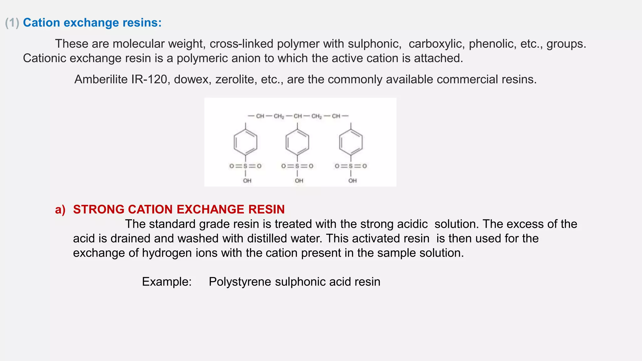 Ion exchange chromatography | PPTX