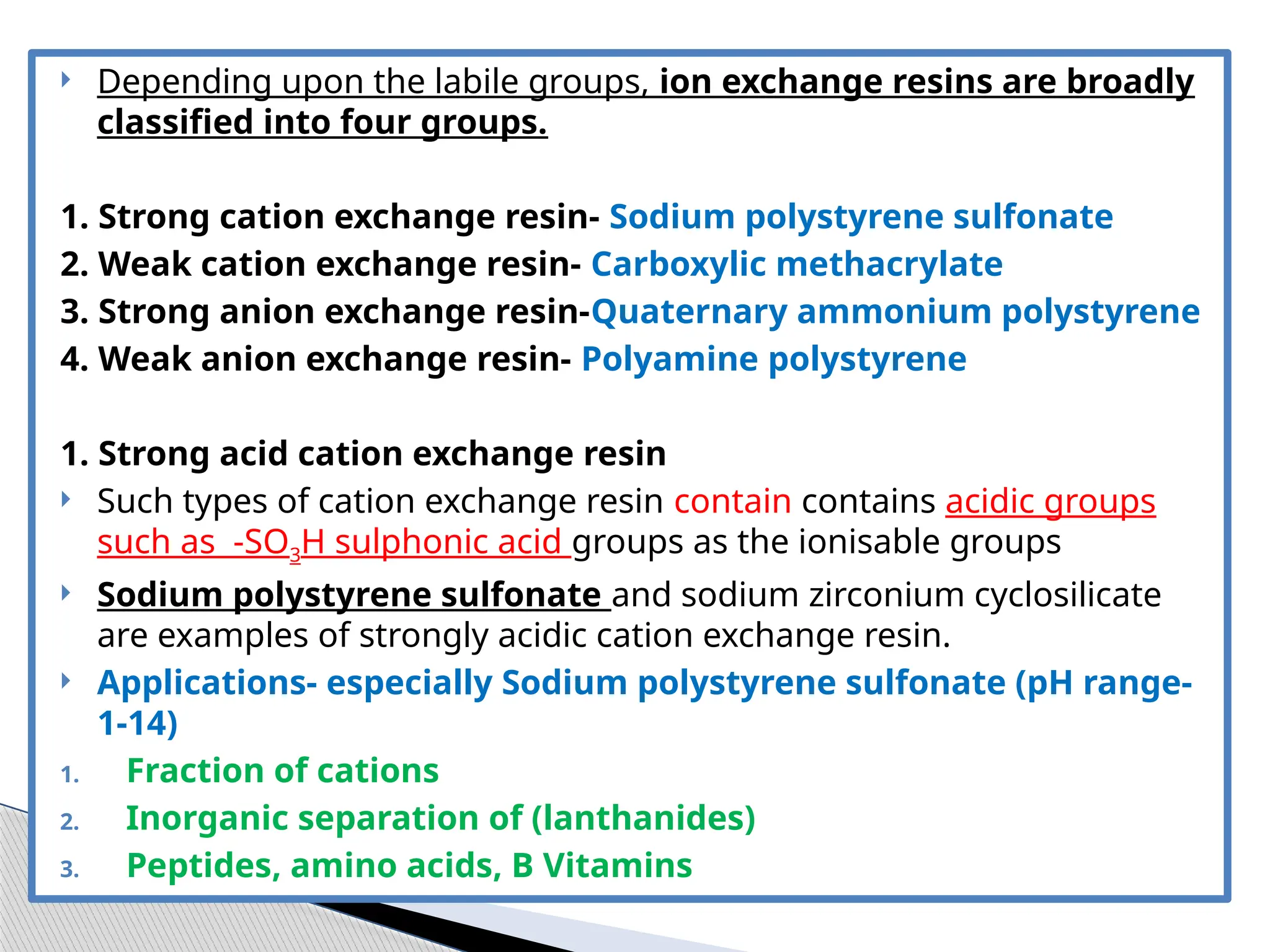 Cation Exchange Chromatography and Anion Exchange Chromatography .pptx