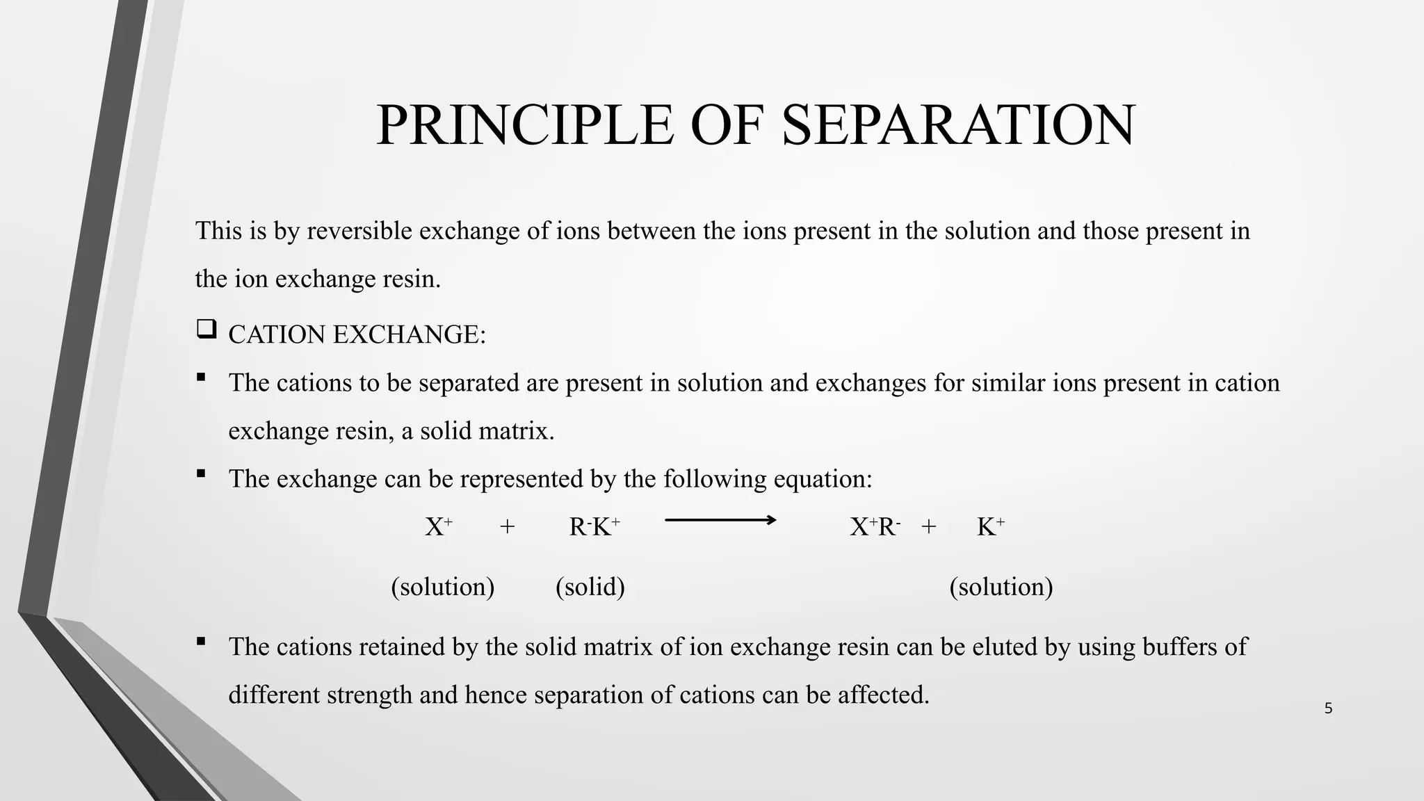 ION EXCHANGE CHROMATOGRAPHY TYPES OF ION EXCHANGE CHROMATOGRAPHY .pptx