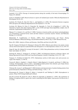 Ion exchange fractionation of rabbits seminal fluid | PDF