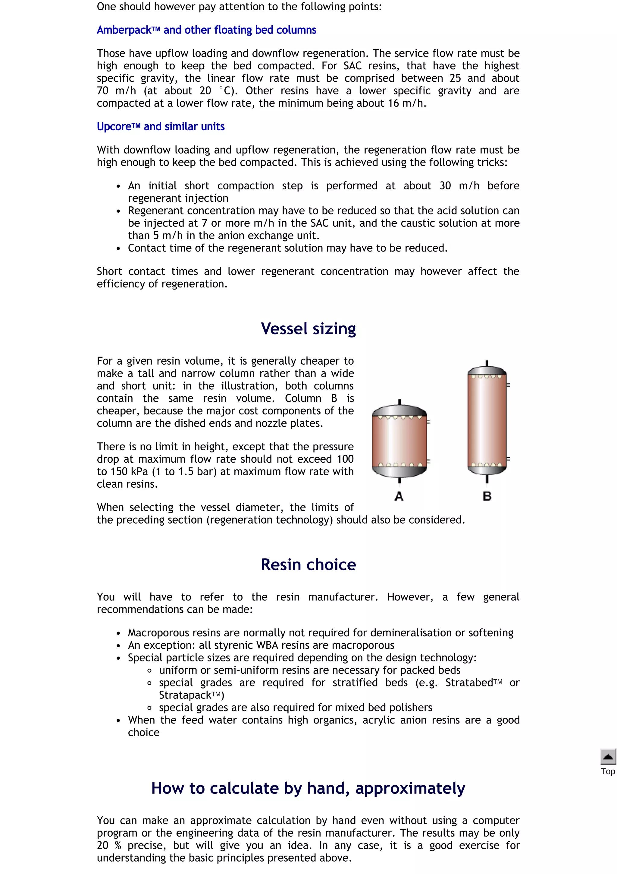 Ion exchange plant design | PDF