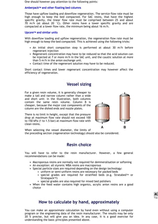 Ion exchange plant design | PDF