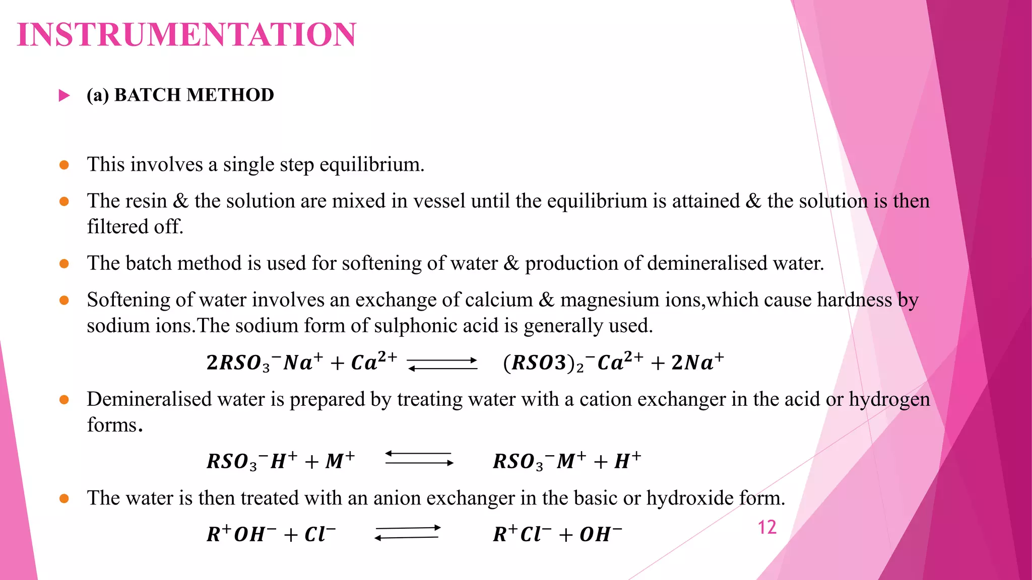 Ion Exchange Chromatography ppt | PPTX