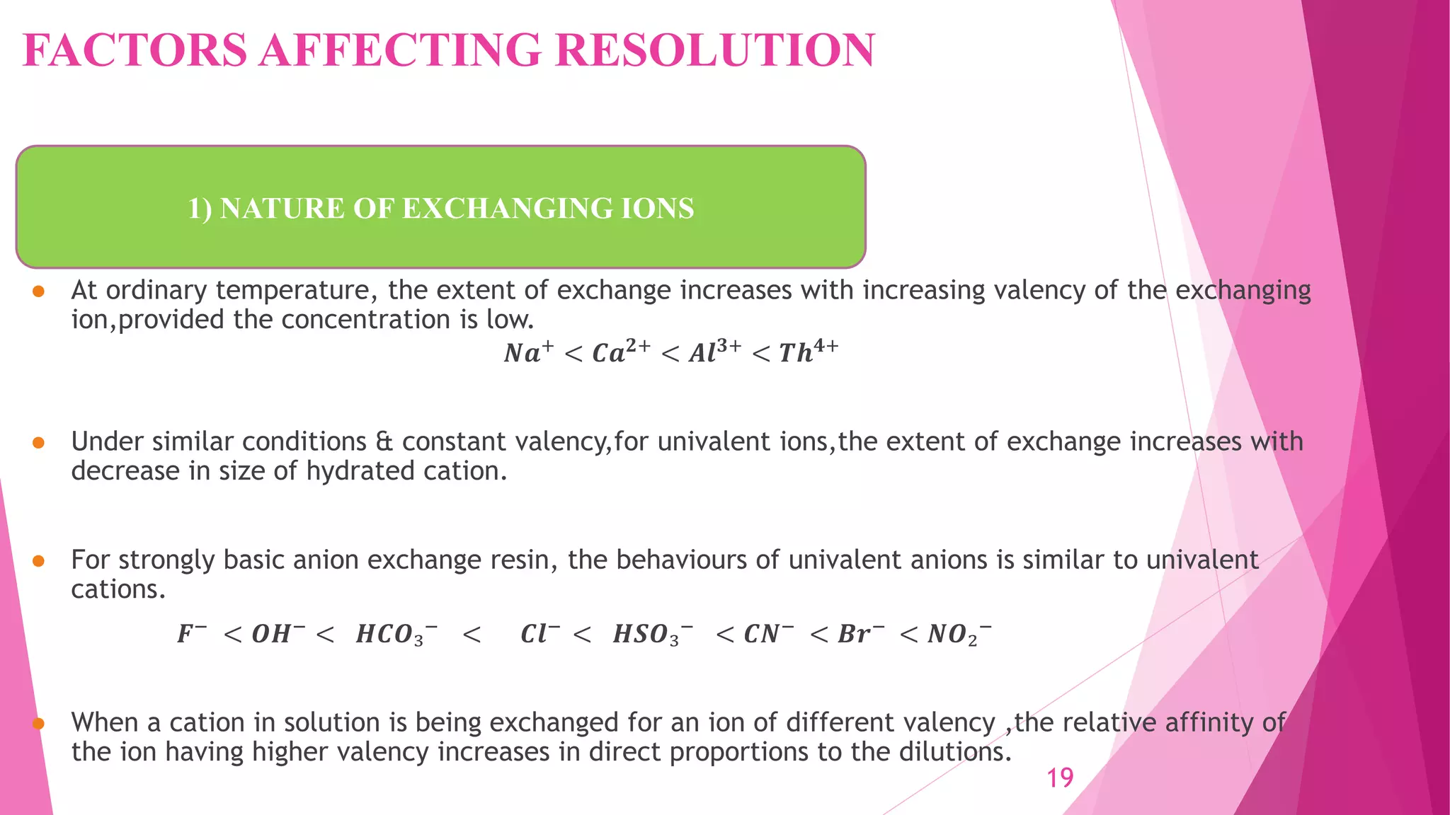 Ion Exchange Chromatography ppt | PPTX