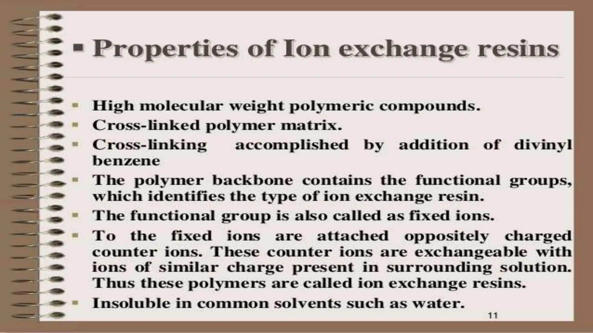 Ion exchange resins detail explanation .pptx