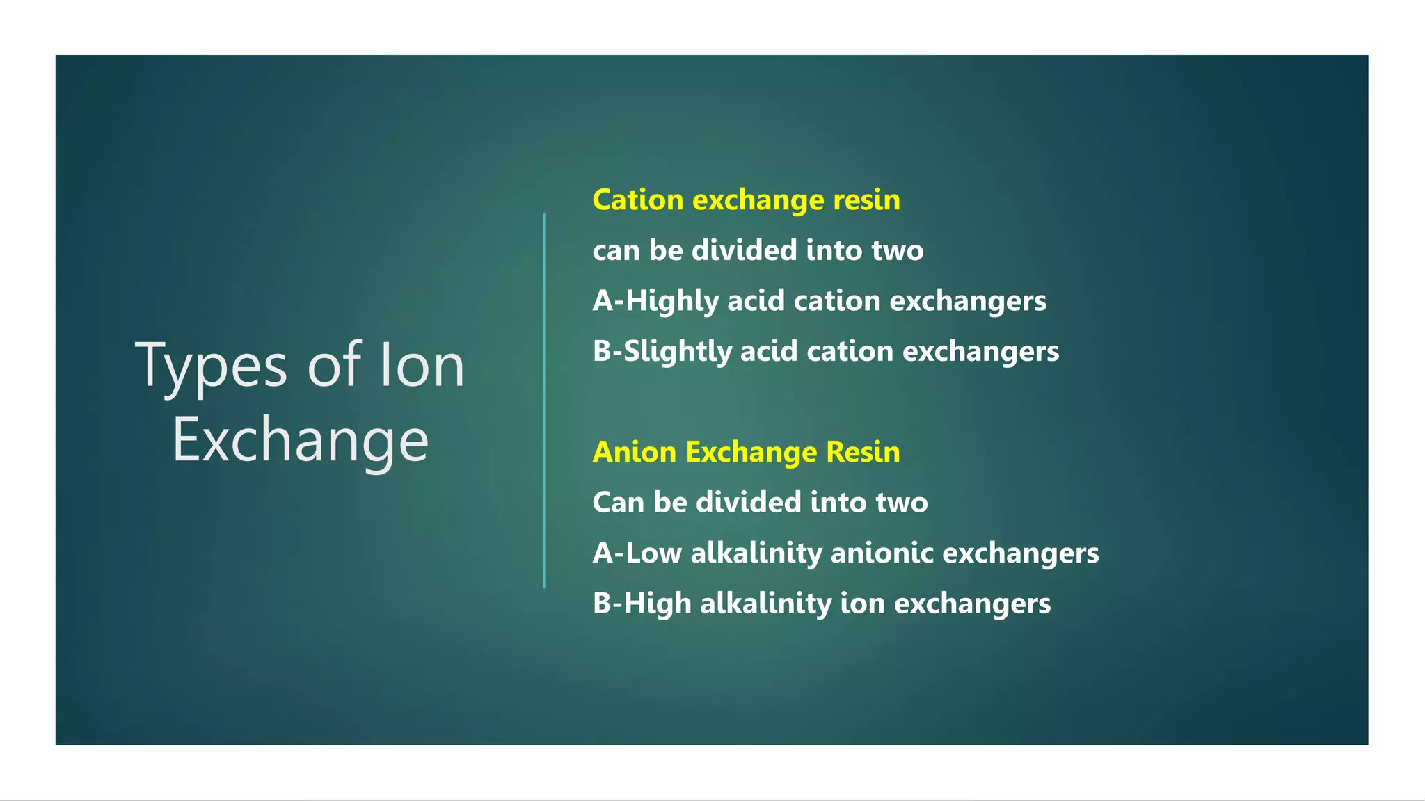 Ion Exchange Water Purification System. | PPTX