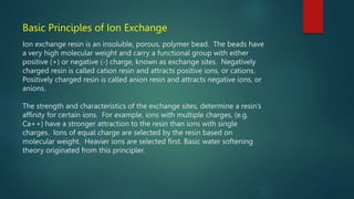 Ion Exchange Water Purification System. | PPTX | Chemistry | Science