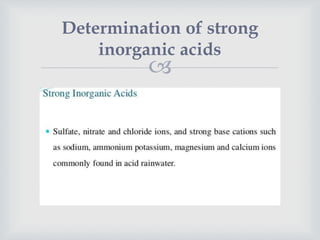 ION EXCLUSION CHROMATOGRAPHY | PPTX