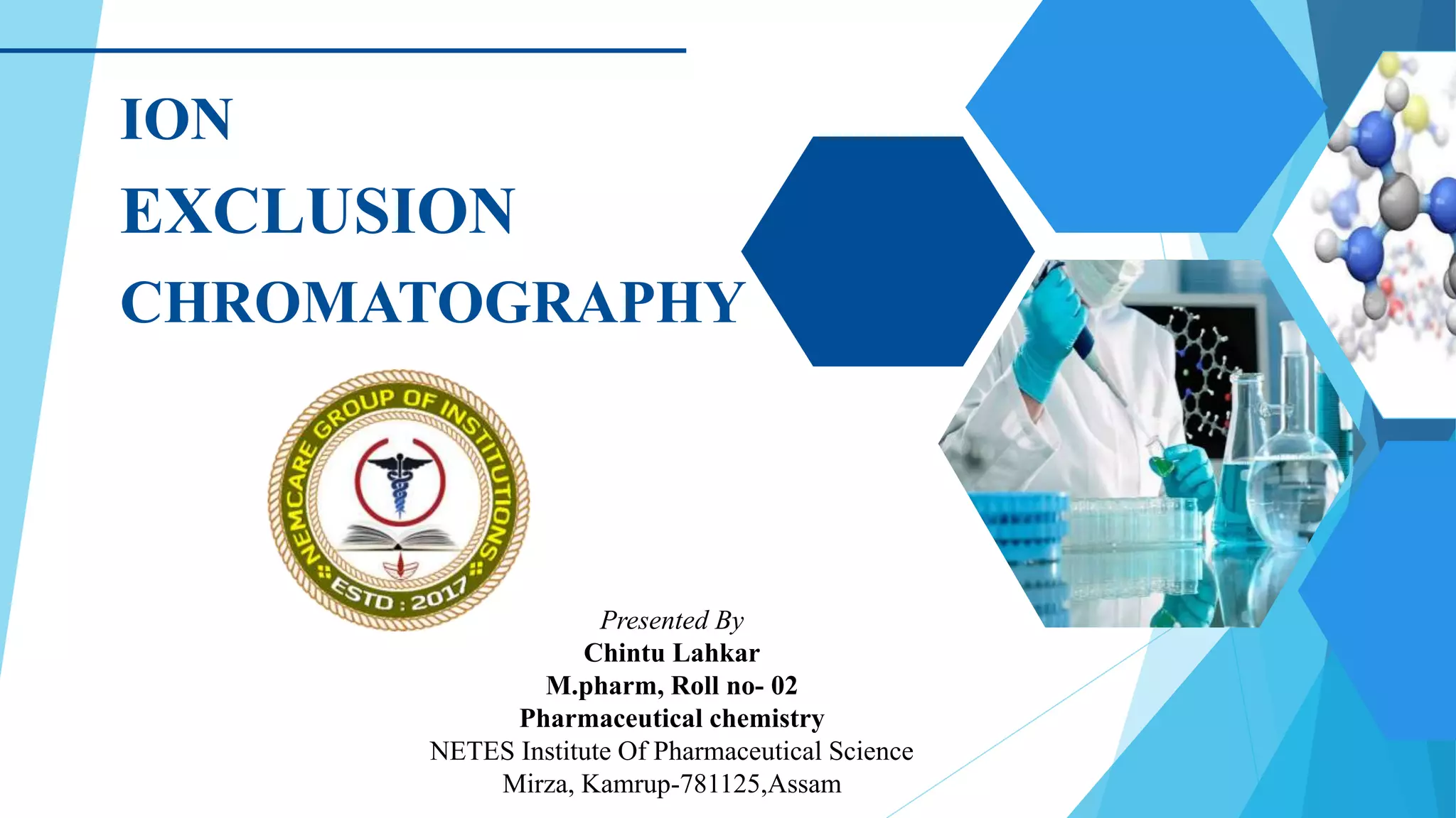 ion exclusion chromatography.pptx