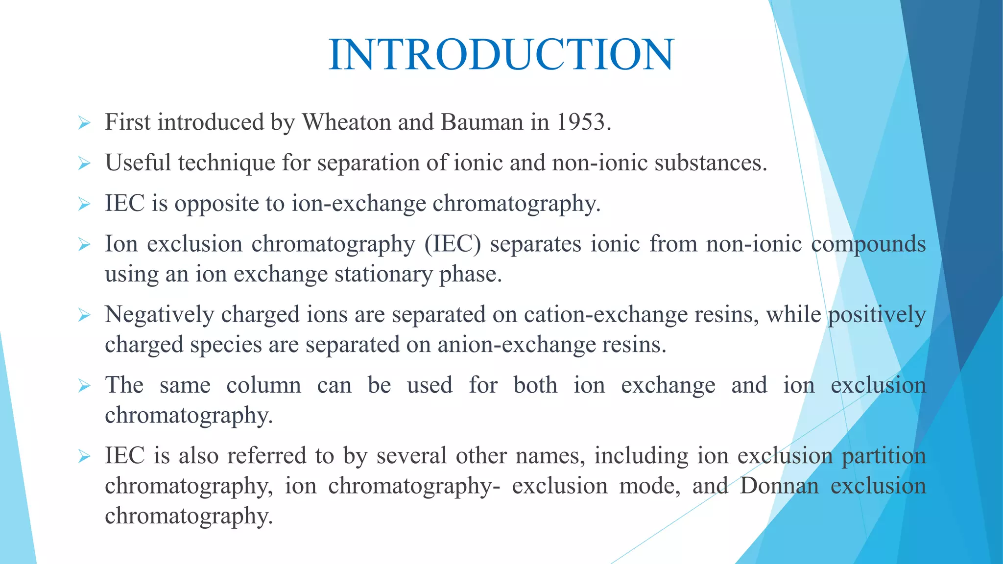 ion exclusion chromatography.pptx