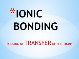 Science 9 Quarter 2 - Chemical Bonding PPT | PPTX