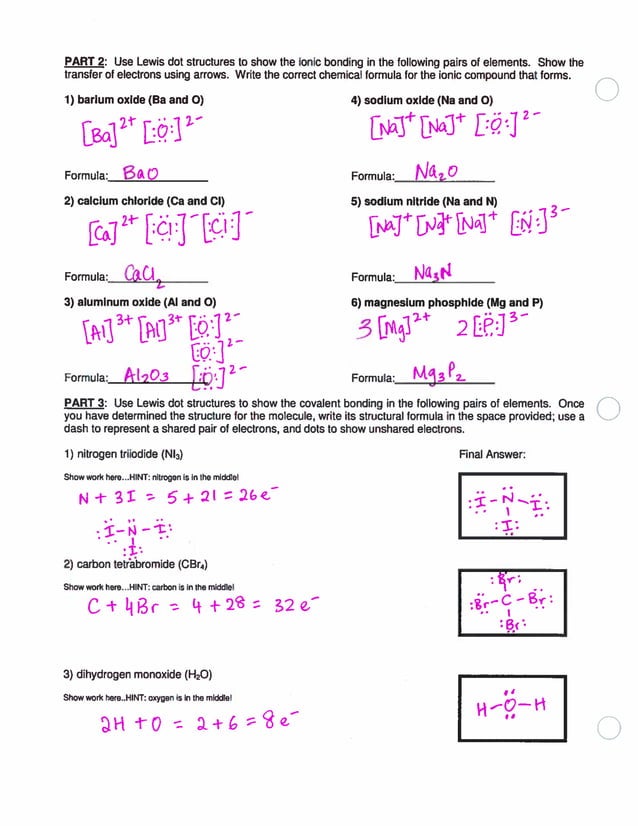ionic covalent bonds Physical Science K12 | PDF
