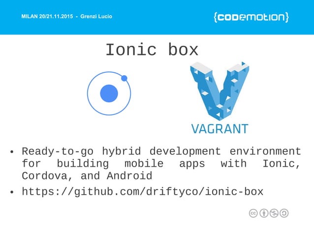 Use Ionic Framework to develop mobile application | PPT