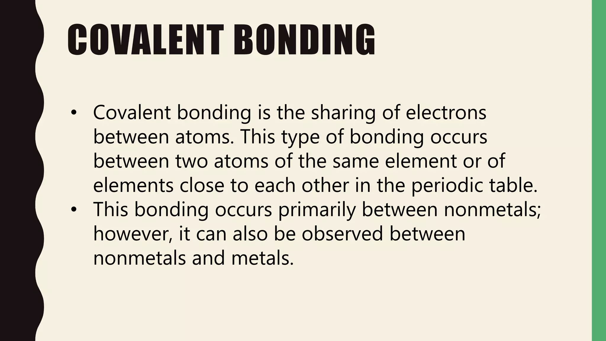 Ionic and Covalent bond | PPTX