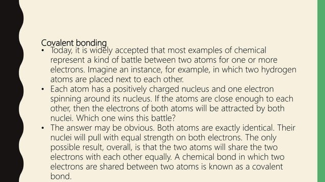 Ionic and Covalent bond | PPTX