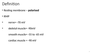 IONIC BASIS OF ACTION POTENTIAL IN EXCITABLE TISSUES | PPTX