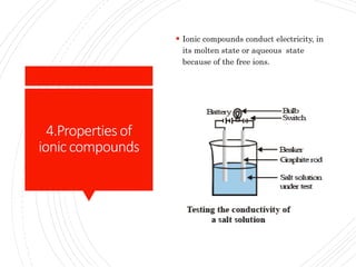 Ionic bond and properties of ionic compounds | PPTX