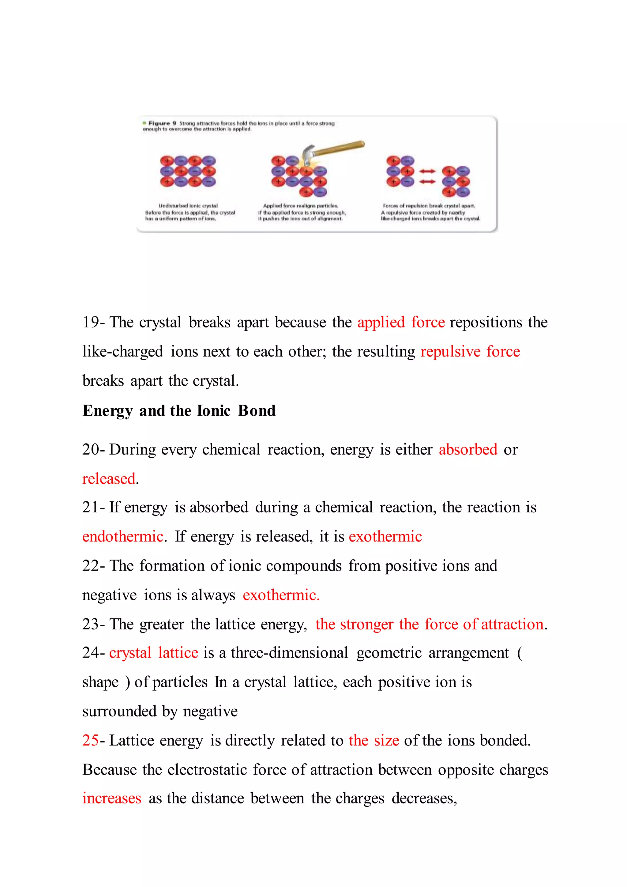 Ionic bond and ionic compound | DOCX