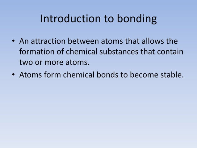 Ionic bonding | PPTX