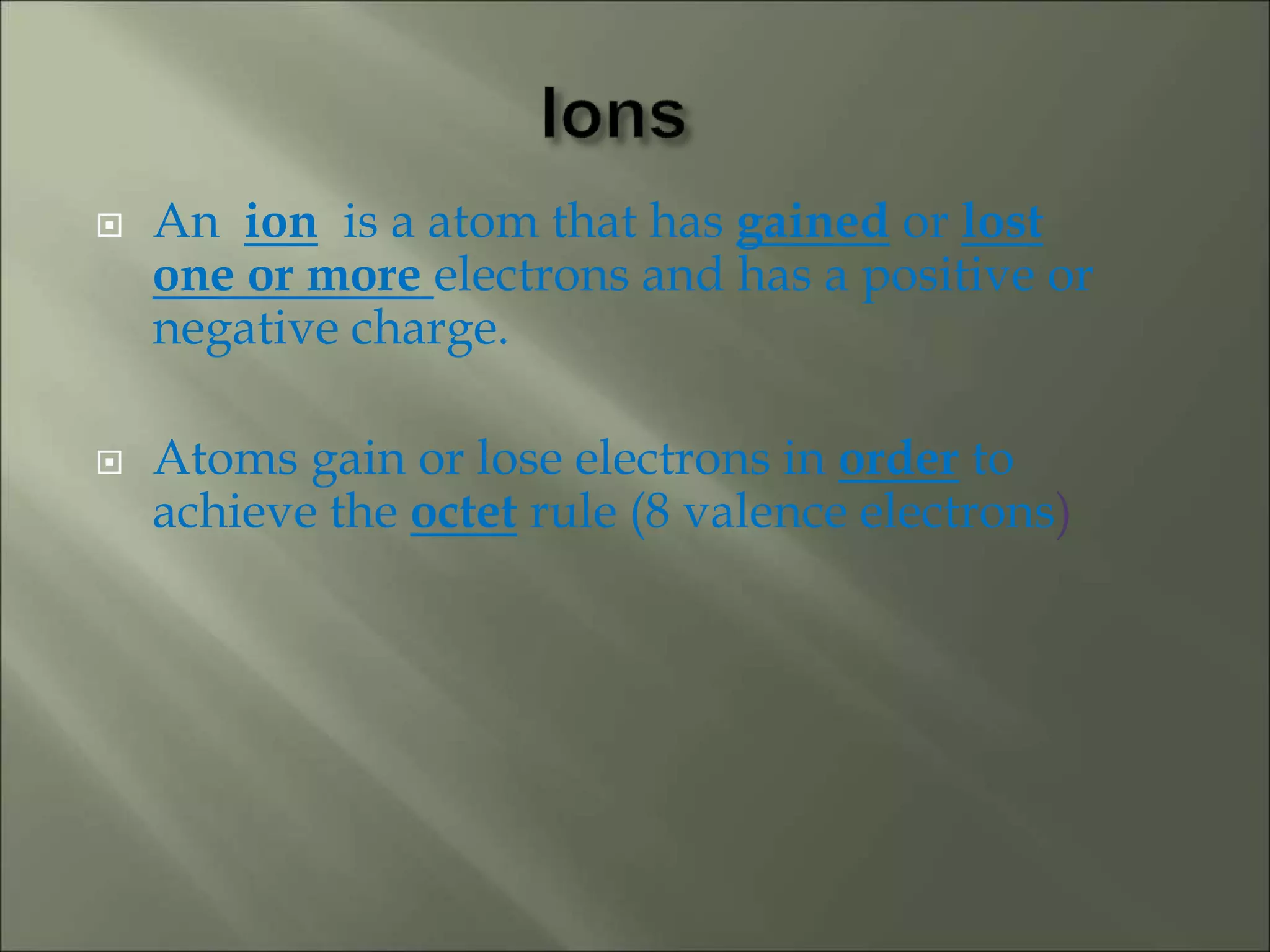 Ionic bonding | PPT