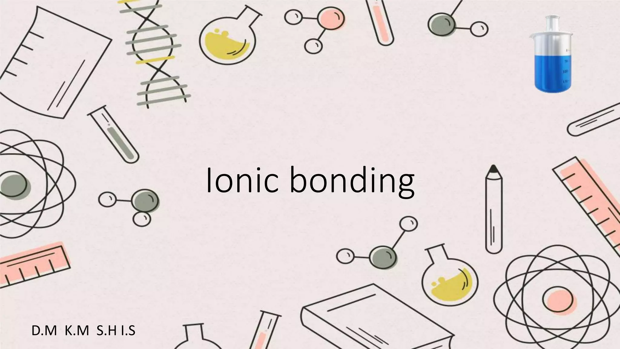 Ionic bonding | PPT